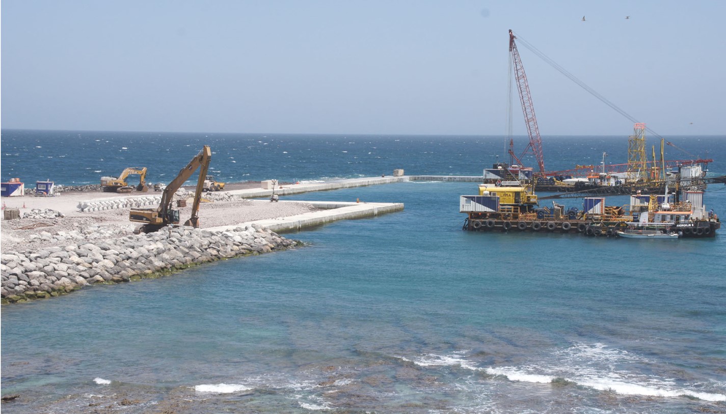 Zirku Island Earthworks, Jetty & Seawater Intake